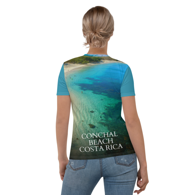 Costa Rica Ticas on Conchal Beach Women's T-shirt - Costa Rica Ticas