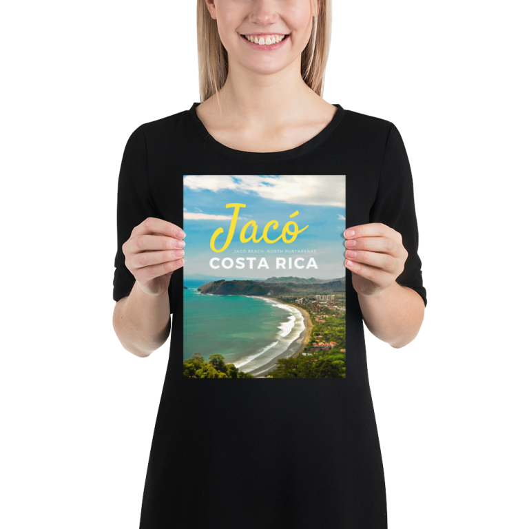 Jaco Beach Heights Poster - Costa Rica Ticas